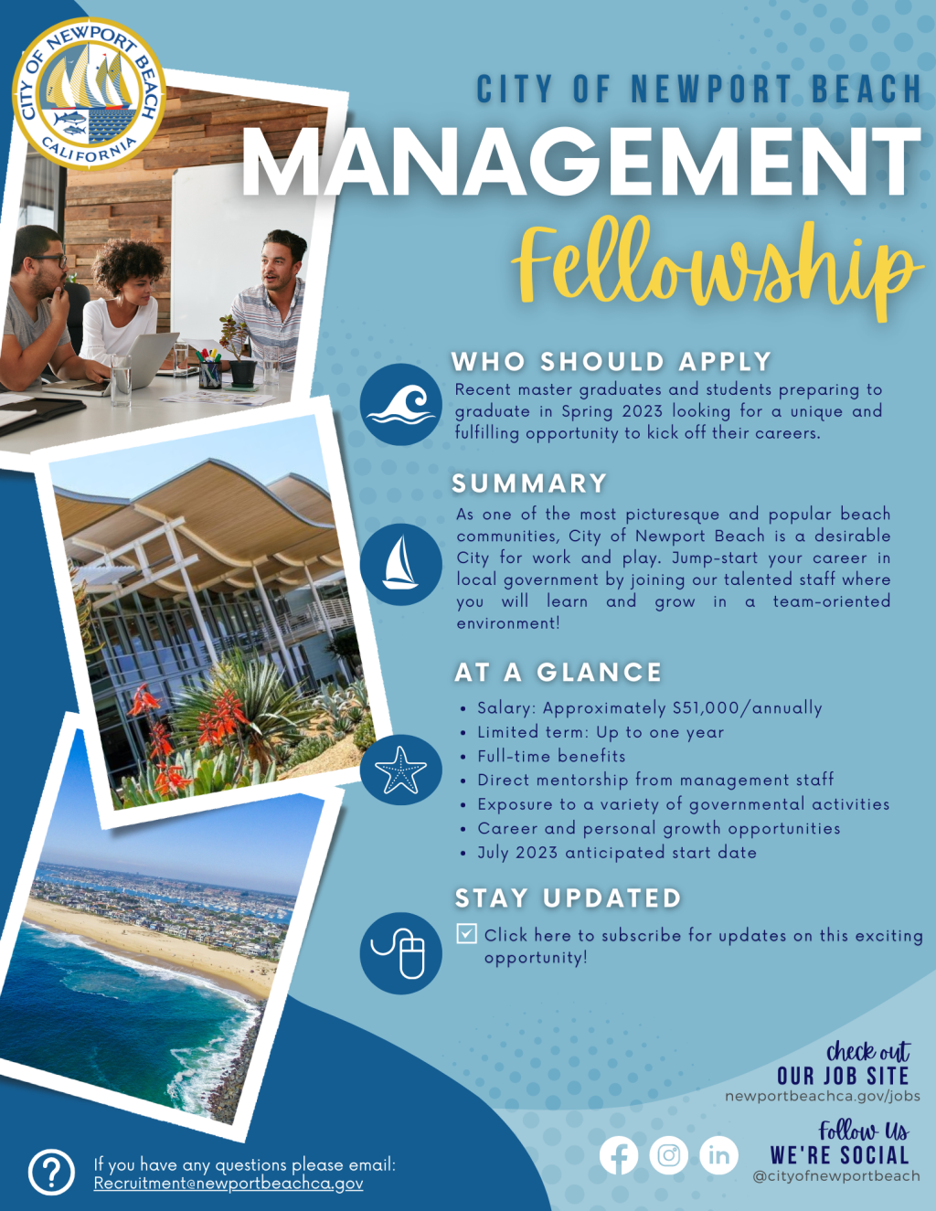 Management Fellowship | City of Newport Beach